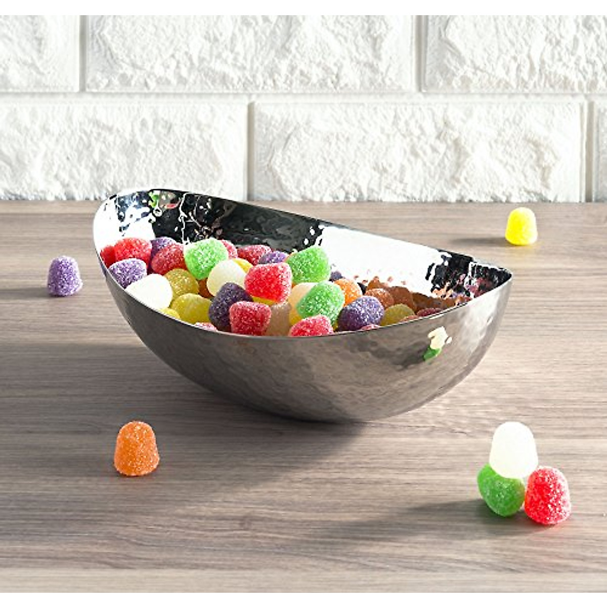 Elegance Oval Bowl, 8", Silver