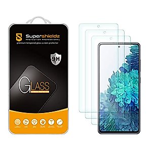 Supershieldz (3 Pack) Designed for Samsung Galaxy S20 FE 5G / Galaxy S20 FE 5G UW [Not Fit for Galaxy S20] Tempered Glass Screen Protector, 0.33mm, Anti Scratch, Bubble Free