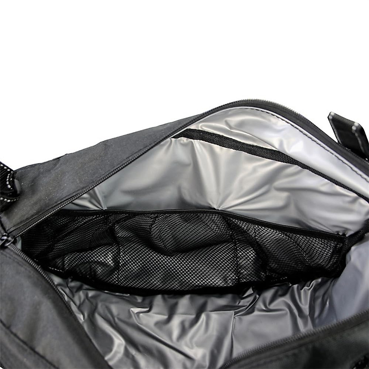 ROMIRUS Insulated Stroller Organizer, Side Sling Stroller Saddle Bag, Black