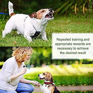 Ultrasonic Dog Barking Deterrent, MODUS 2 in 1 Dog Training and Bark Control Device, Anti-Barking Device, Control Range of 16.4 Ft, Wrist Strap, Battery Included, LED Indicate, Indoor and Outdoor