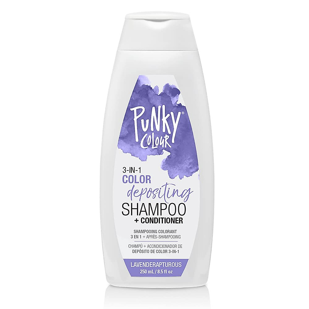 Punky Lavenderapturous 3-in-1 Color Depositing Shampoo & Conditioner with Shea Butter and Pro Vitamin B that helps Nourish and Strengthen Hair, 8.5 oz