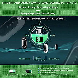 Yaindhi Wearable Air Purifier Necklace,Portable Mini Air Ionizer,for Car,Airplane,Office,Bedroom and Travel,home 2 gears (black)