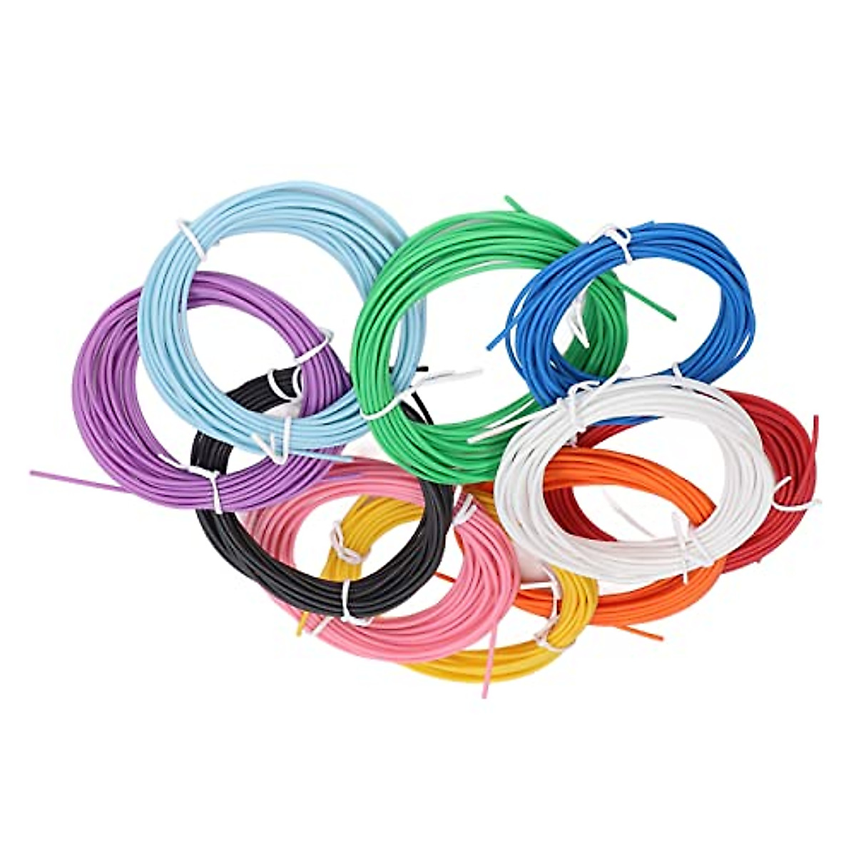 PCL Filament Refill for 3D Pen, 1.75mm 16.4 Feet PCL Consumables for 3D Pen Easy and Bright Use 10 Colors for Replacement