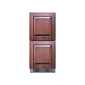 Summit Appliance ADRD15 15" Wide 2-Drawer All-Refrigerator, ADA Compliant, Panel-ready Drawer Fronts, Interior Lighting, Digital Display, Digital thermostat, No-frost Operation, 2.8 cu.ft Capacity