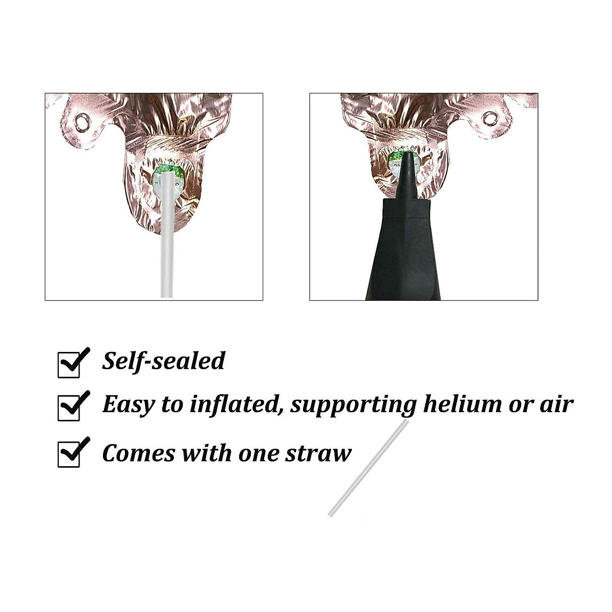 16 Inch 2025 Balloons, 2025 Foil Number Balloons for 2025 New Year Eve Festival Party Supplies Graduation Decorations, Gold