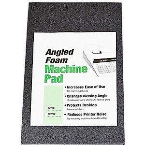 Monroe Systems for Business Foam Elevation Wedge for Medium-Duty Calculators, 9.7" x 8.2" x 1.8" MW01