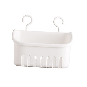 Luxshiny 2pcs Hanging Storage Basket Household Bath Basket Multi-function Toiletry Basket Convenient Toiletry Basket Shower Supply Convenient Wall Basket Hanging Toiletry Basket