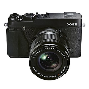 Fujifilm X-E2 16.3 MP Mirrorless Digital Camera with 3.0-Inch LCD and 18-55mm Lens (Black)