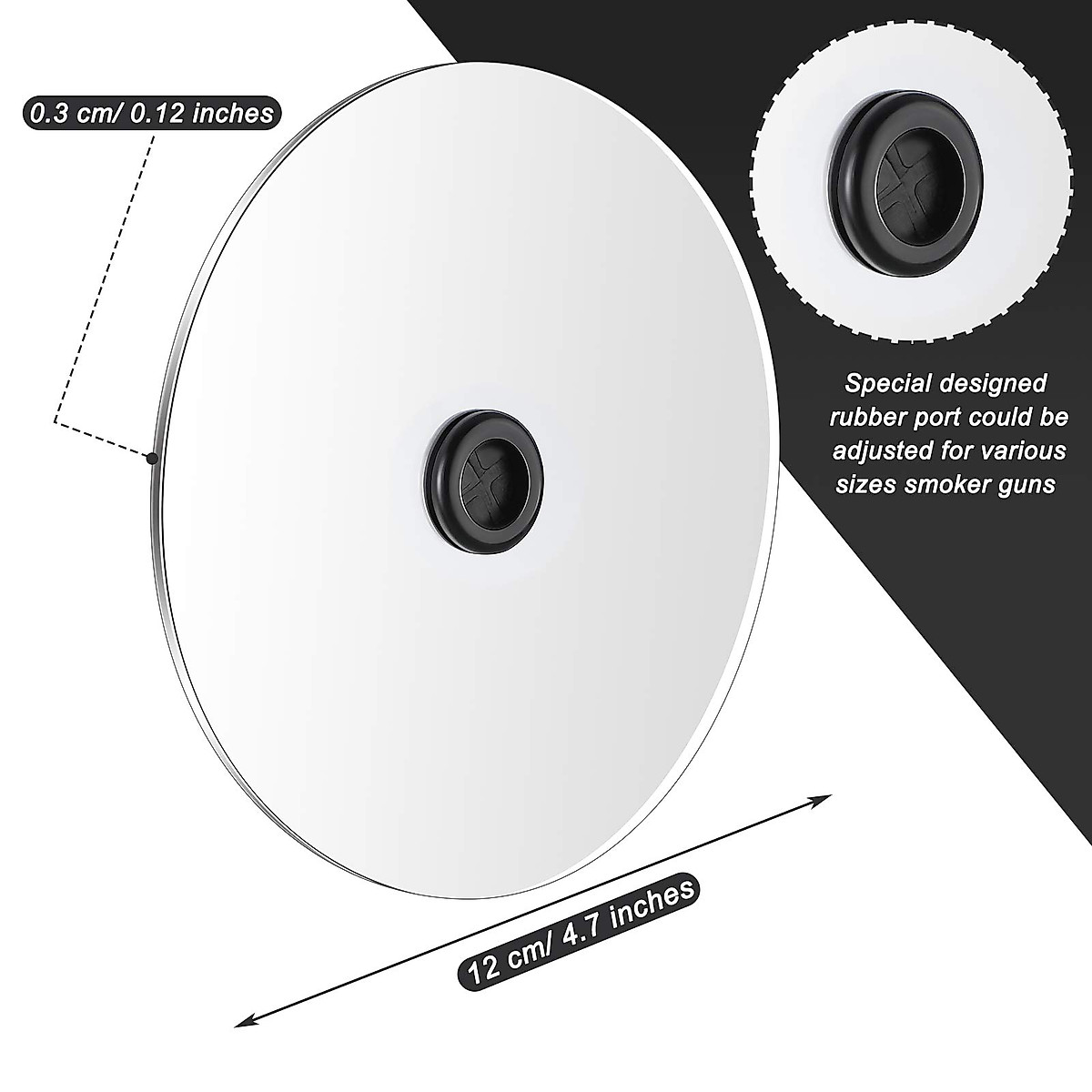 Infuser Lids Cocktail Drinks Covers Handy Cup Lids for Cocktail Drinks Accessories (3)