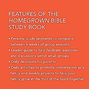 Homegrown - Bible Study Book: Cultivating Kids in the Fruit of the Spirit