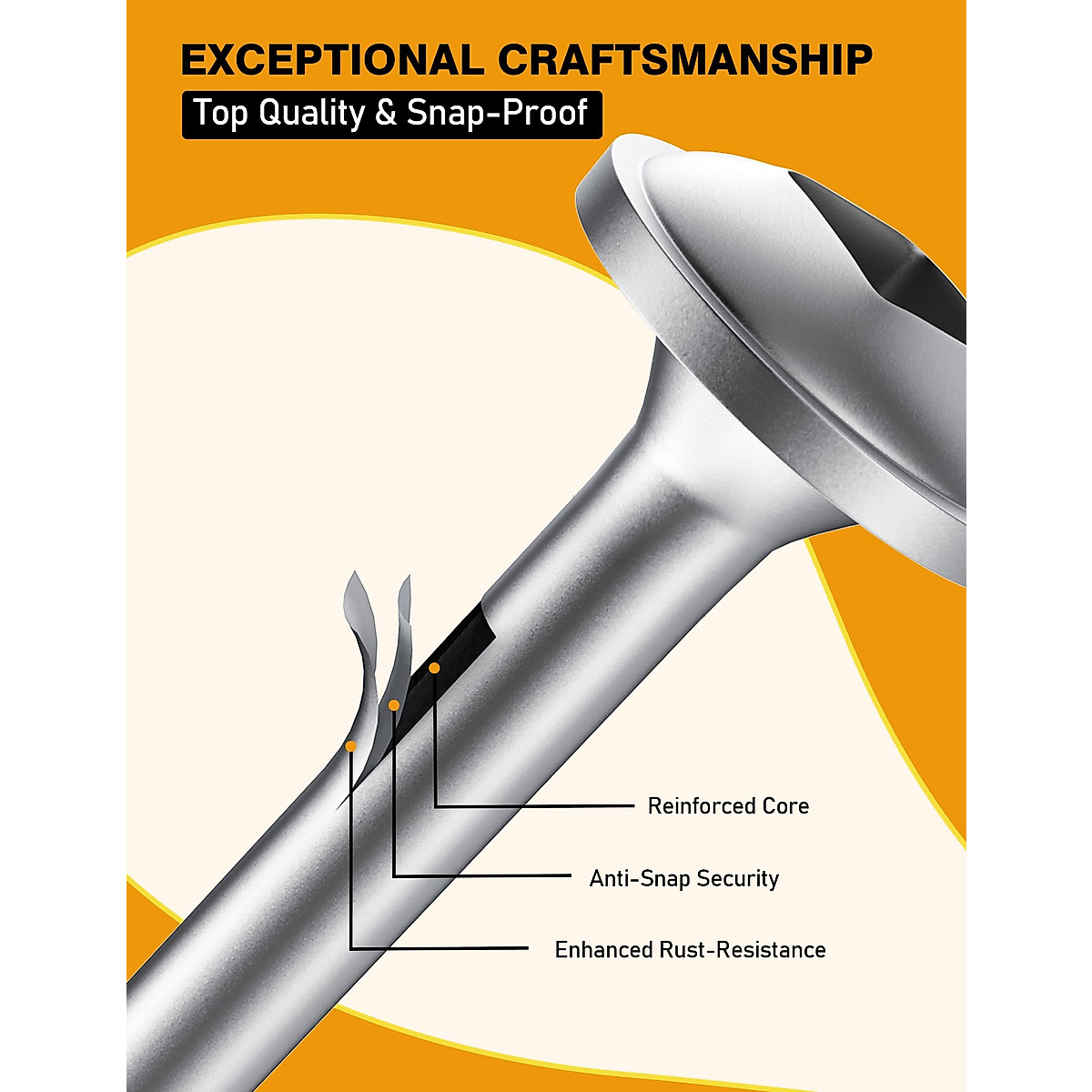 YaaYii Pocket Hole Screws #8 x 1 Inch, 700 PCs Value Pack Wood Screws - Coarse Thread - Washer Head - Square Drive - Self Tapping - Zinc Plated for Rust Resistant, Two Extra Drive Bits Included