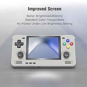 Retroid Pocket 2S Retro Game Handheld - Android Console with Multiple Emulators, 3.5 Inch Display, 4000mAh Battery, Classic Games (Clear Green, 4+128GB)