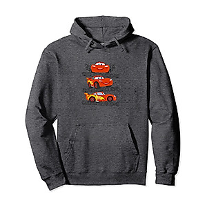 Disney Pixar Cars Lightning McQueen Vintage Racing Tires Pullover Hoodie