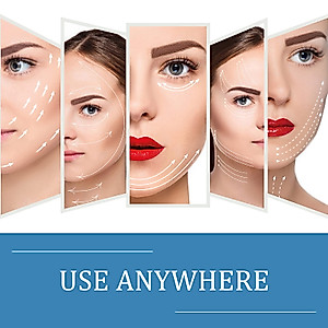 Leelosp 80 Pieces Face Lift Tapes Face Lifting Patch Invisible V-line Face lift Sticker Neck and Eye Lift Tapes Waterproof Elasticity Double Chin Lift Patch with 3 Pieces Lifting Ropes for Women Girls