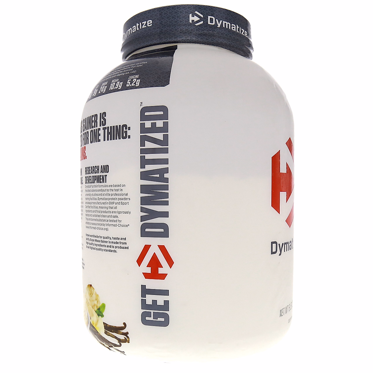 Dymatize Super Mass Gainer, Gourmet Vanilla, 6 Pound