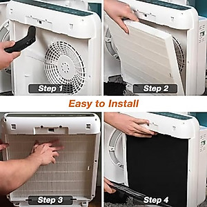 2 Pack AP-1512HH Replacement Filter for Coway Airmega Filter AP-1512HH 200M Coway Air Purifiers by Blutoget - AP-1512HH-FP AP-1518R AP-1519P-2 HEPA Filters and 6 Carbon Filters-Part #3304899