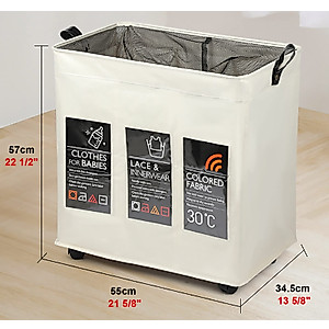 ViolaDresses Portable Cloth Yoga Mat Holder with Handle, Save Space Foldable Home Gym Basket Organizer with Wheels, for Foam Roller Exercise Mats