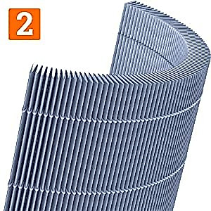 Mi Air Purifier 3H, 3-Layer Integrated 360° cylindrical HEPA filter Removes 99.97% of Pollutants, Delivers 6330 liters of purified air per minute, APP & Voice Control, Whisper Quiet, Only 0.9KW/day