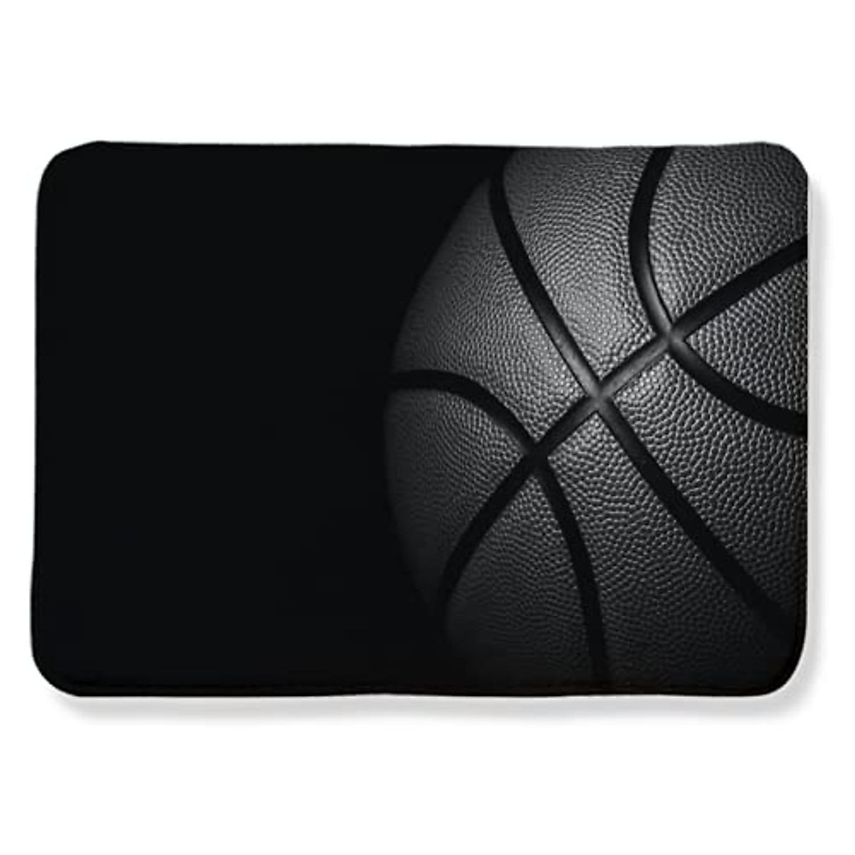 Area Rug Black Basketball for Living Room Dining Room Bedroom playroom Parent-Child Game mat Study Office Room Decor lz
