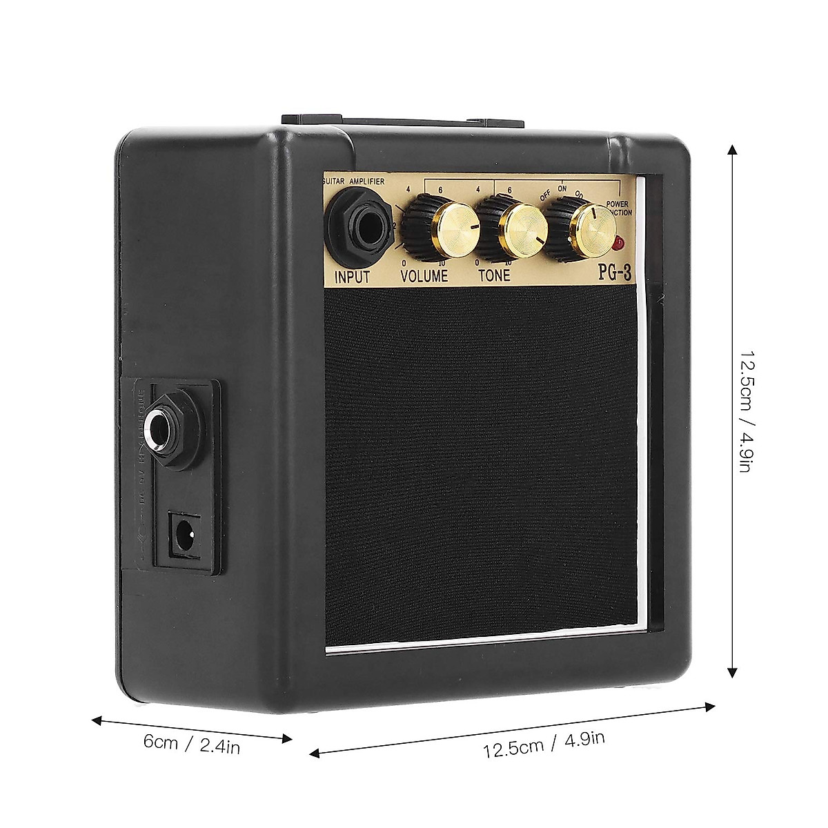 Guitar Amplifier, PG-3 3W Portable Mini Musical Instrument Accessories with Volume and Tone Control Function for Guitar Learners