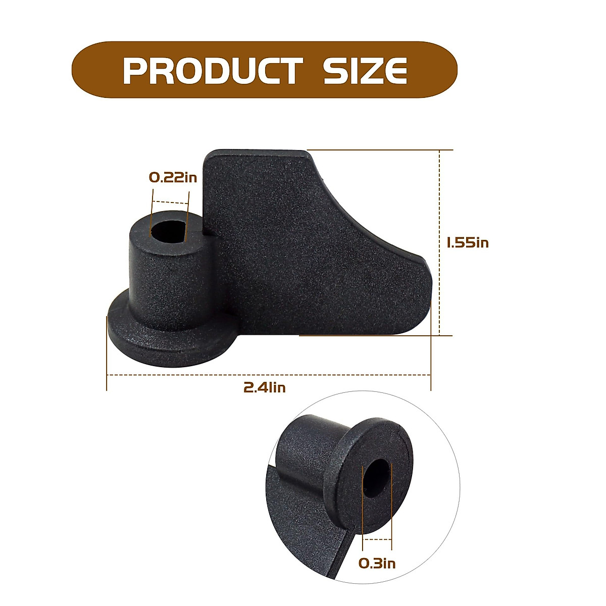 2pcs Bread Machine Kneading Paddle Replacement Parts fits for Oster CKSTBRTW20 Bread Machine