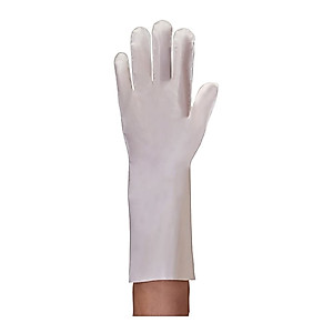 Ansell Healthcare 105531 Series 2-100 Barrier Glove, 5 Layer Laminated Film, 2.5 mil, Size 10, White (Pack of 72)