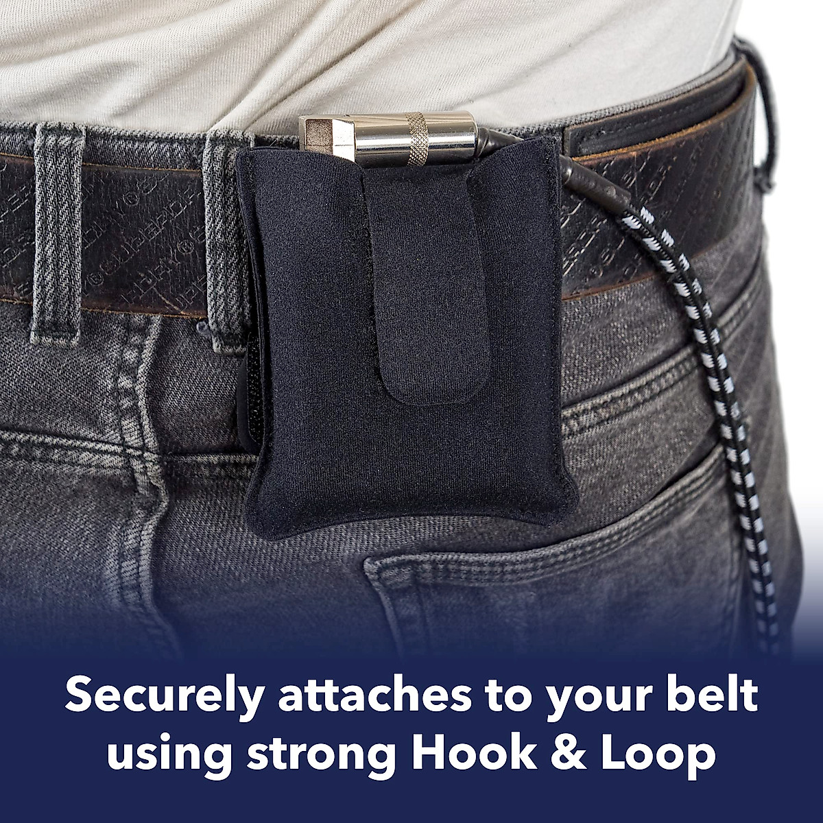 URSA Live Pouch: Premium Belt & Instrument Strap Pouch for Wireless Transmitters & Receivers. Quick and Secure Removal and Attachment. Compatible with Line 6, Sennheiser, Shure & More (Medium)