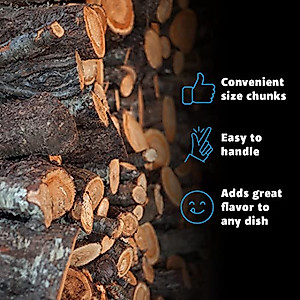 Myron Mixon Wood Chunks for Smoking | Pecan | Premium Wood Chunks That Add Flavor to Food, Made in The USA | 16lb Box