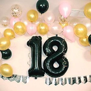 Number Balloon 50 Gold 40 Inch Foil Balloon Big Giant Jumbo Birthday Party Decorations Foil Mylar Helium Numbers Balloons for Men Women 50th Anniversary Event