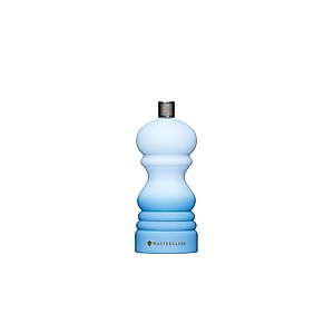 MasterClass Pepper Mill or Salt Grinder with Interchangeable Cap, Plastic, Blue Ombré, 12 cm