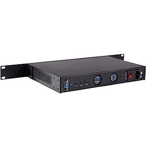 Partaker Firewall, OPNsense, VPN, Network Security Micro Appliance, Router PC, Intel Atom D525, 6 x Intel Gigabit LAN, COM, VGA, Fan, R3, 4G RAM, 64G SSD