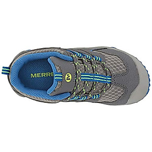 Merrell Chameleon 7 Access MID WTRPF Hiking Boot, Grey/Blue, 11.5 US Unisex Little Kid