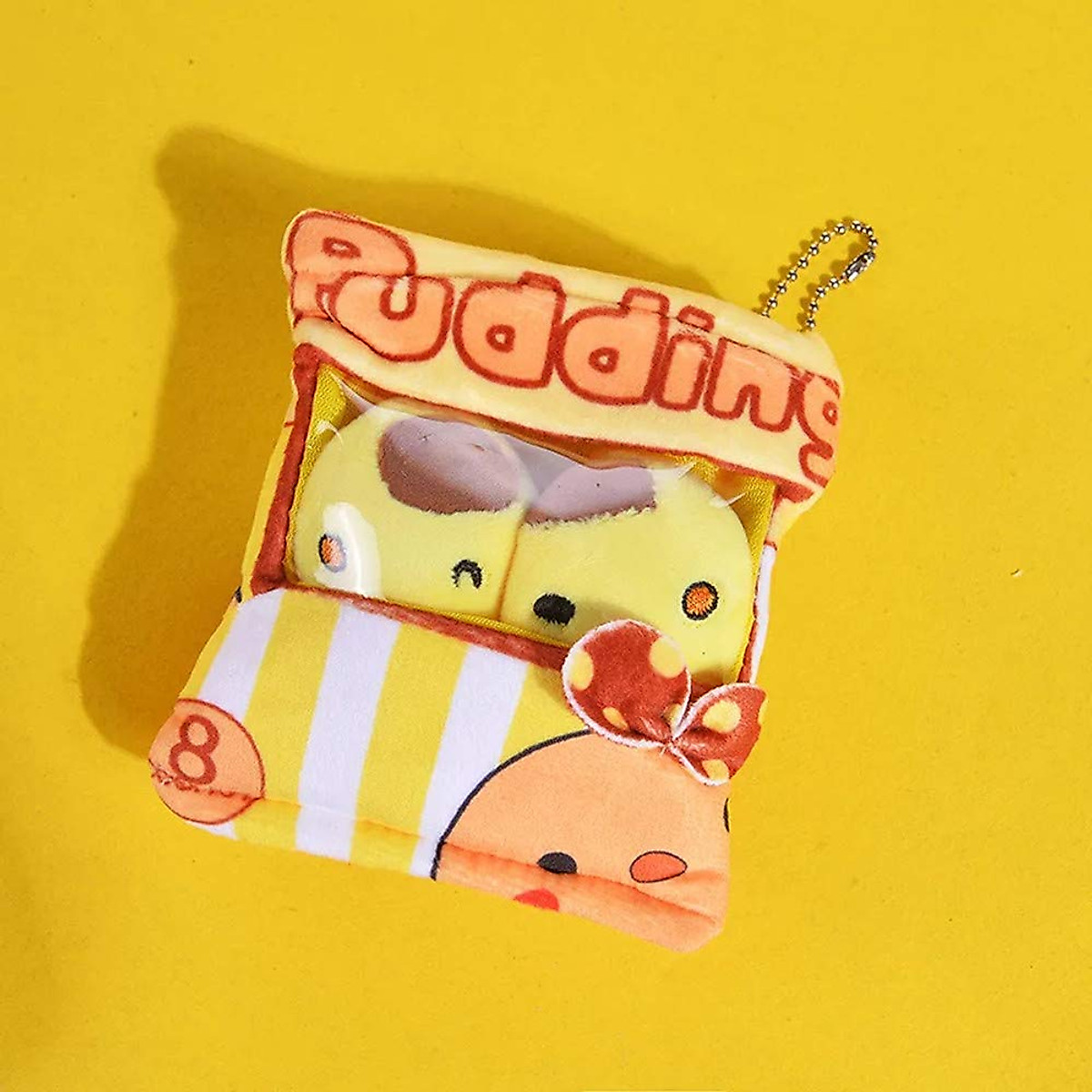 Soft Stuffed Lovely Simulation Snack Plush Toys Baby Mini Cartoon Rabbit Puppy Bag Toy Dog Pudding Throw Pillow 2 Pack , Small