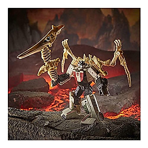 Transformers Toys Generations War for Cybertron: Kingdom Deluxe WFC-K24 Wheeljack Action Figure - Kids Ages 8 and Up, 5.5-inch