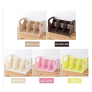 Book Ends Book Ends Plastic Bookend, Organize Office bookends, Fixed Bookends, Storage Bookends, Suitable Office, Desk, Living Room Book Ends. Durable and Stylish bookends Bookends (Color : OneColor