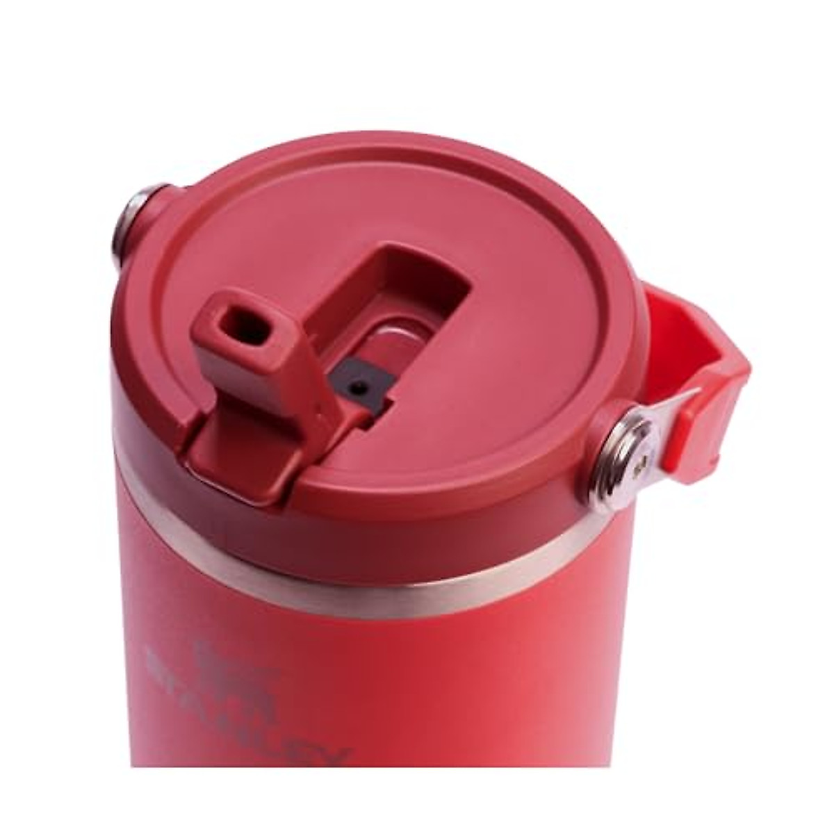 Stanley IceFlow 2.0 Flip Straw Tumbler with Handle 30 oz | Twist On Lid and Flip Up Straw | Leak Resistant Water Bottle | Insulated Stainless Steel | BPA-Free | Chili Red