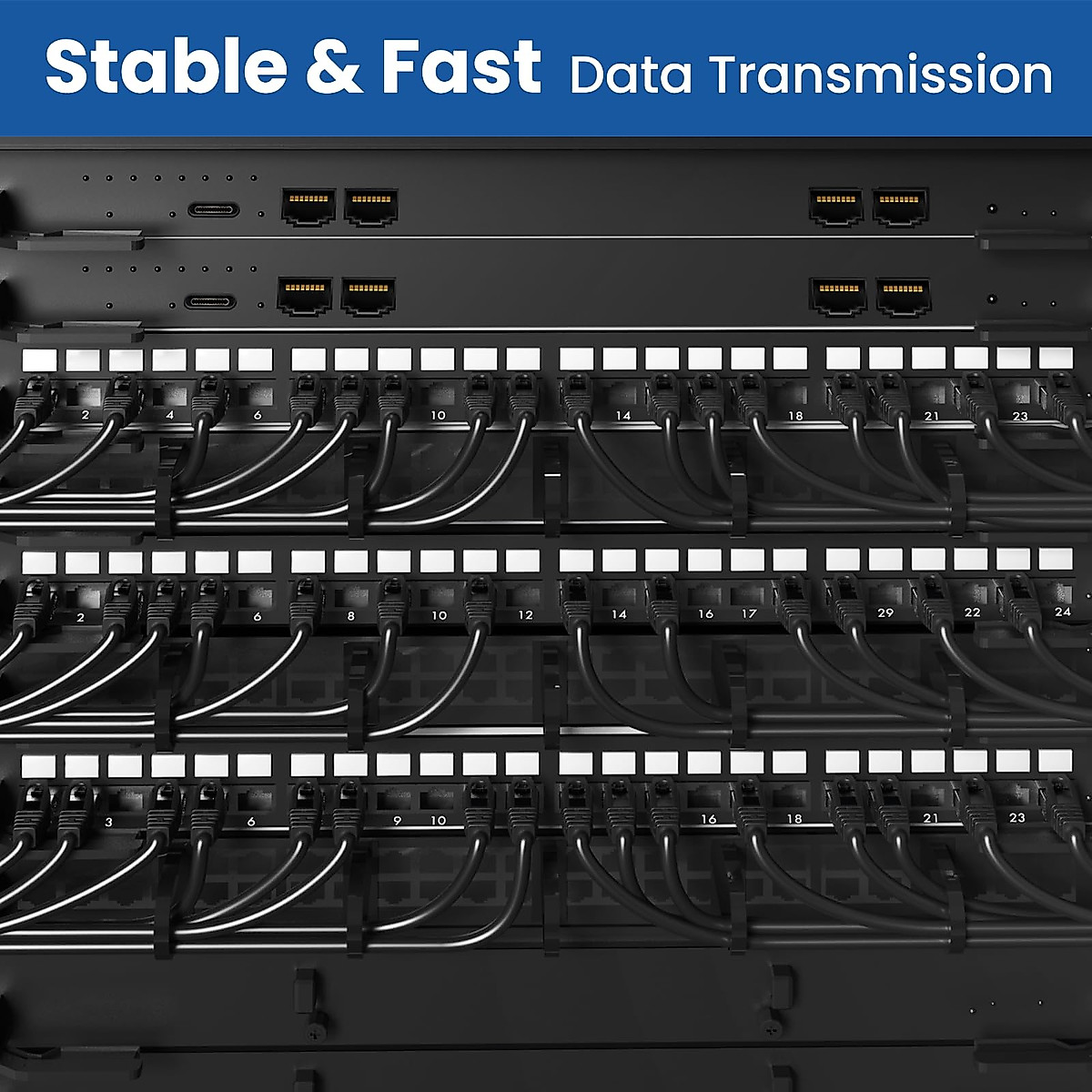 Cat6 Ethernet Cable 6 Feet (6 Pack) LAN, utp Cat 6, RJ45, Network Cord, Patch, Internet Cable- 6 ft
