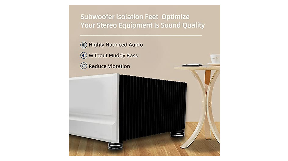 Monosaudio Speaker Isolation Feet - Enhance Sound Quality