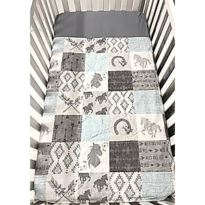 Baby Nursery Bedding Set, Baby, Horse, Neutral, Horses, Stallion, Boho, Baby Bedding, Crib Bedding, Babylooms