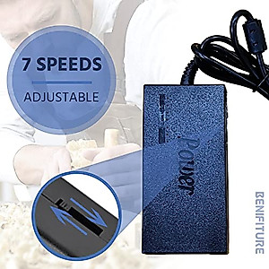 Benifiture Mini Belt Sander with 15PCS Abrasive Belts, 7-Speed Adjustable Electric Knife Apex Edge Sharpener, Micro Bench Polisher Kits, with Polishing Wheel & Wax, DIY Woodworking Metal Knife Plastic