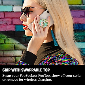 PopSockets Phone Grip with Expanding Kickstand, Plant Pattern PopGrip - Waikiki Daze