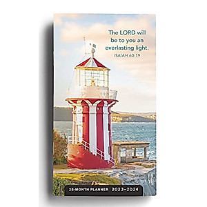 Lighthouse 2023 – 2024 28-Month Planner: 2 Year Pocket Calendar