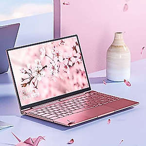 Micro Edge Laptop, 128GB SSD Aluminum Alloy Backlit Keyboard Digital Touchpad Ultra Thin Laptop IPS Screen HD 8G RAM for School (US Plug)