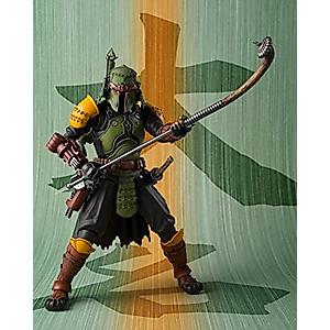 TAMASHII NATIONS - Star Wars: The Book of Boba Fett - Daimyo Boba Fett, Bandai Spirits MEISHO Movie Realization Action Figure