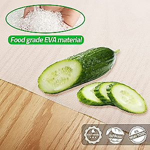 Shelf Liner,Non Adhesive Clear Drawer Liner,Non Slip Washable Easy to Cut Kitchen Cabinet Liner,for Shelves,Cabinet,Pantry,Storage, Desks, Refrigerator Liner (11.8 in x 10 Ft)