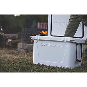 Coastland Delta Series Rotomolded Coolers, Premium Everyday Use Insulated Cooler, Ideal Portable Ice Chest Available in Multiple Capacities & Colors