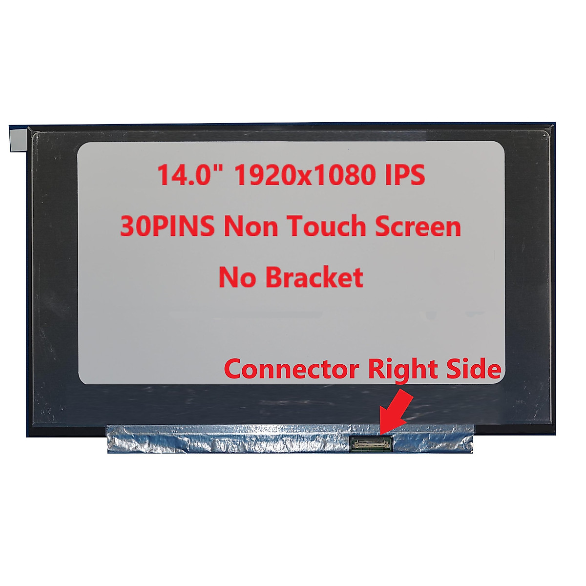 Fullcom New 14.0 inch Screen Compatible with N140HCA-EBA, N140HCA-EBC N140HCE-GP2 (01AY923) Replacement Screen IPS
