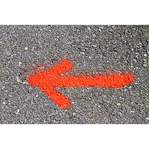 Rust-Oleum 2554 Professional Inverted Marking Spray Paint, Fluorescent Orange, 15-Ounce