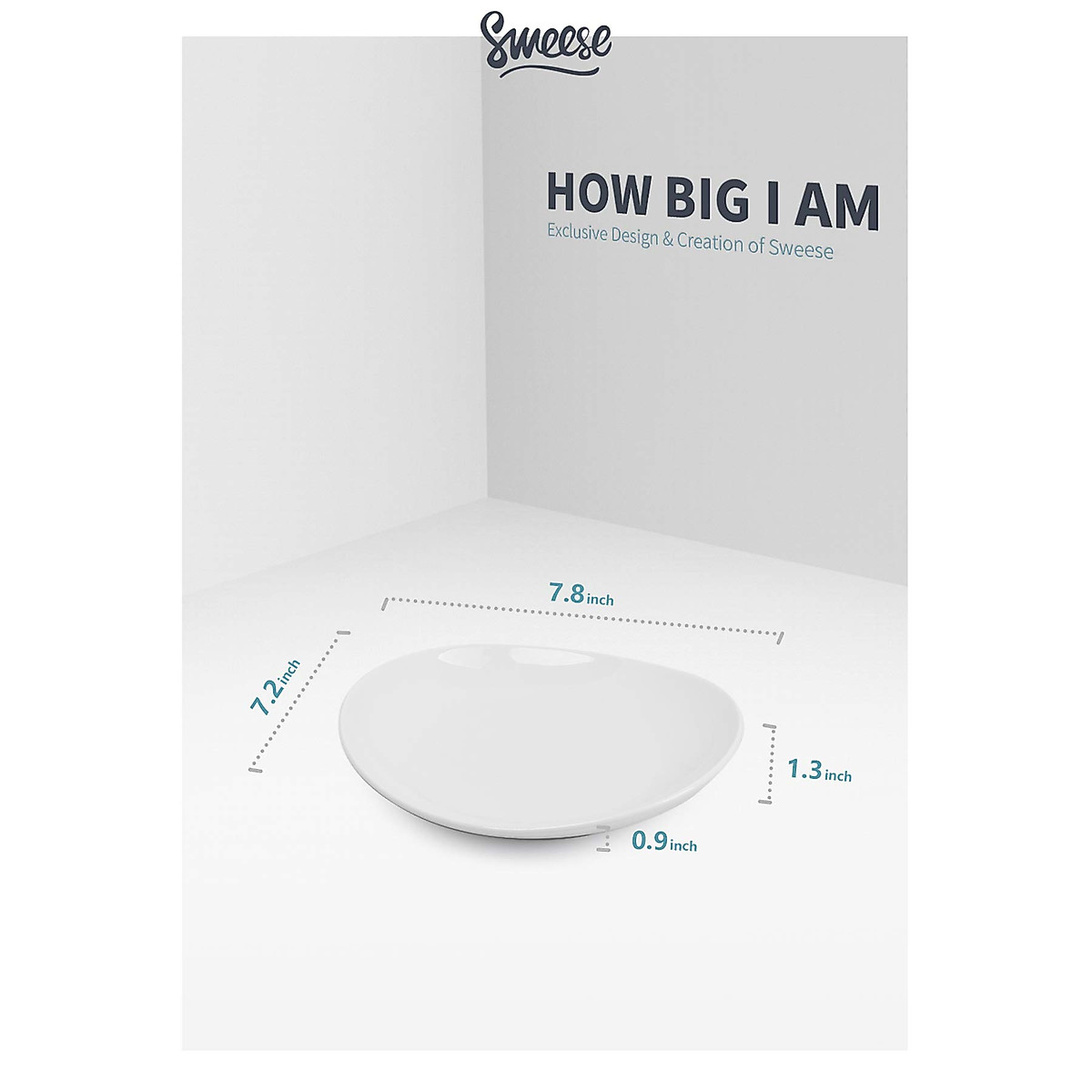 Sweese 7.8 Inch Plates Set of 6 & 42 Ounce Bowls Set of 4