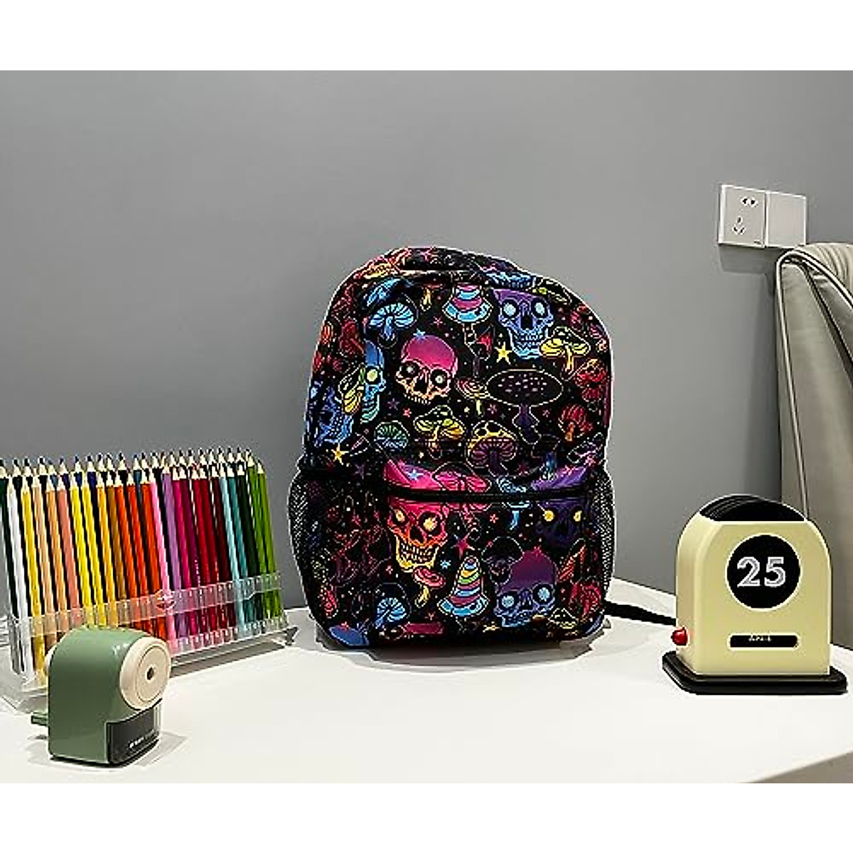 MAZACUIR Mushroom Backpack Kids Backpacks for Boys and Girls,Mushroom Backpack Childrens School Backpack, Backpack for Children